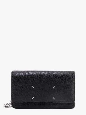 MAISON MARGIELA Four Stitches Leather Crossbody Bag - Black