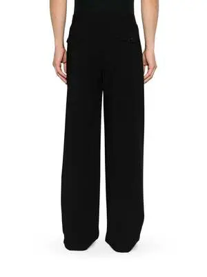 Giorgio Armani Double-pleated Virgin Wool Trousers