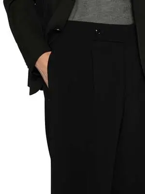 Giorgio Armani Double-pleated Virgin Wool Trousers