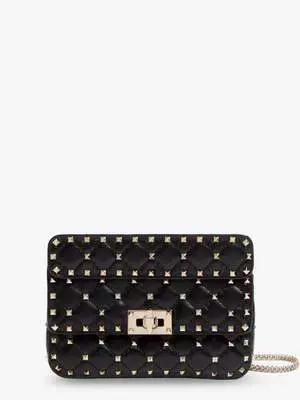 Valentino Garavani Rockstud Spike Leather Shoulder Bag - Multicolor