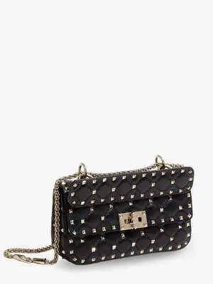 Valentino Garavani Rockstud Spike Leather Shoulder Bag - Multicolor