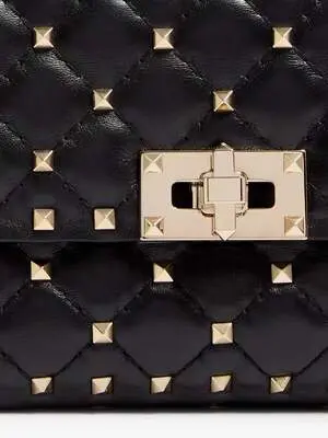 Valentino Garavani Rockstud Spike Leather Shoulder Bag - Multicolor