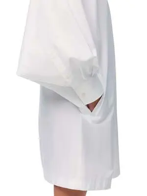 Loewe Lightweight Cotton Poplin Bat Sleeve Dress