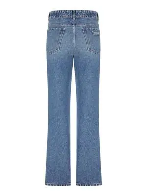 Miu Miu Light Wash Denim Flare Jeans