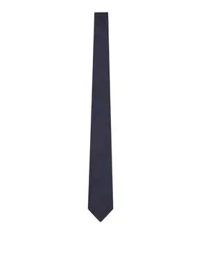 Giorgio Armani Giorgio Armani Jacquard Silk Tie Blue