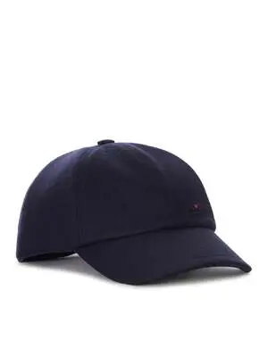 Kiton Cashmere Baseball Cap With Embroidered Logo