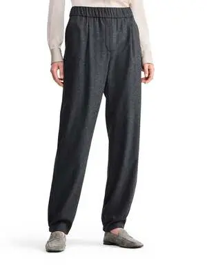 Giorgio Armani Wool And Cashmere Flannel Trousers