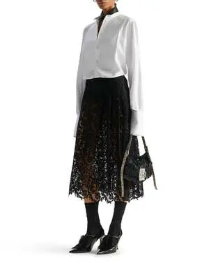 Fendi Macrame Lace Skirt