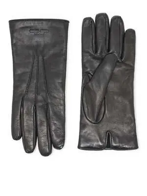 Giorgio Armani Lambskin Gloves - Brown