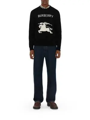 Burberry Wool And Cashmere Pullover With Ekd