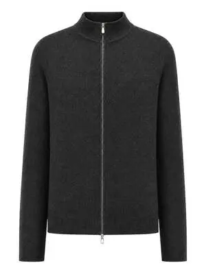 Brunello Cucinelli Cashmere Zip-up Cardigan - Gray