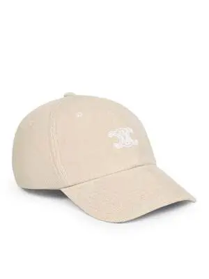 Celine Triomphe Corduroy Cap