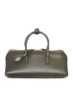 Alaïa Delta Small Calfskin Box Bag - Green