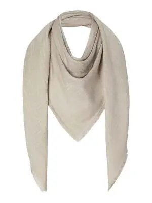 Fendi Wool, Silk And Cashmere Shawl - Multicolor