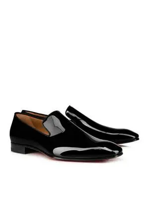 CHRISTIAN LOUBOUTIN Dandelion Shiny Leather Loafers