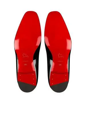 CHRISTIAN LOUBOUTIN Dandelion Shiny Leather Loafers