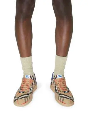 Burberry Checked Box Sneakers