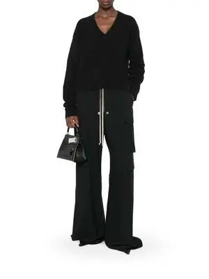 Rick Owens V-neck Long-sleeve Sweater