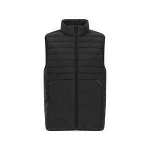 BOSS Padded Gilet With Stand Collar - Black