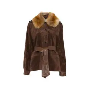 Saint Laurent Jackets Leather Jackets - Brown