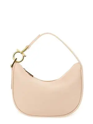 FERRAGAMO North-south Mini Hobo Bag - Cream