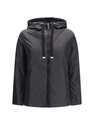 Max Mara Hooded Padded Jacket - Black