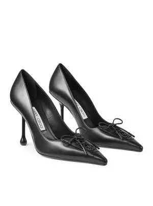 JIMMY CHOO Scarlett 95 Nappa Pumps - Black
