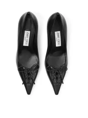 JIMMY CHOO Scarlett 95 Nappa Pumps - Black