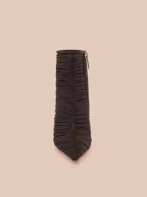 L'Agence Fulton Mesh Bootie - Chocolate Mesh