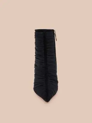 L'Agence Fulton Mesh Bootie - Black Mesh