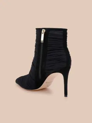 L'Agence Fulton Mesh Bootie - Black Mesh