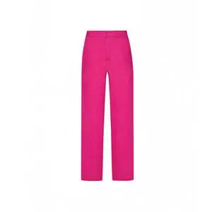 AVENUE 8 Linen Straight Leg Trousers - Pink