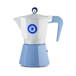 MOKAVIT Blue / White Mokanos Six Cups - Blue/white