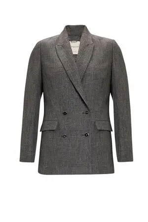 EXQUISE Orchid Blazer Jacket - Grey