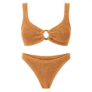 HEART AND SOUL Caramello Cindy Crinkle Bikini Set