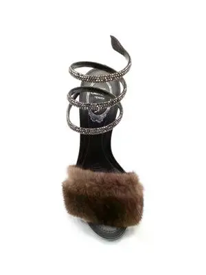 Rene Caovilla Margot Crystal-embellished Sandals