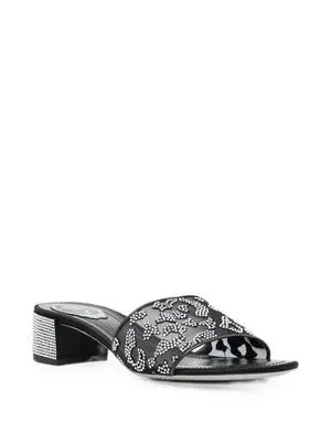 Rene Caovilla Allura Crystal-embellished Slides