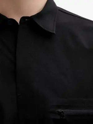 BEAMS Tech Zip-pocket Short-sleeved Shirt