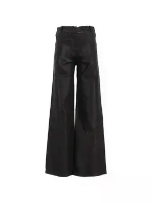 ARMA Leather Wide-leg Trousers
