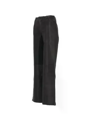 ARMA Leather Wide-leg Trousers