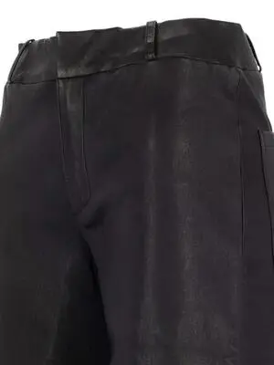 ARMA Leather Wide-leg Trousers