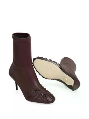 ALEVI MILANO Karen Fan-detail Ankle Boots