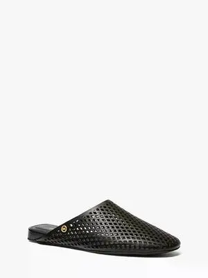 Michael Kors Cady Perforated Leather Mules