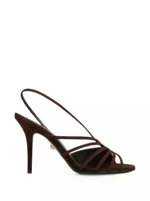 ALEVI MILANO Star Strappy Slingback Pumps - Brown