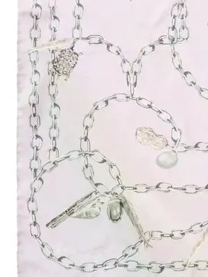 Givenchy Chain-print Silk Scarf