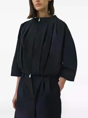 Simkhai Jess Pleated Zip-up Jacket
