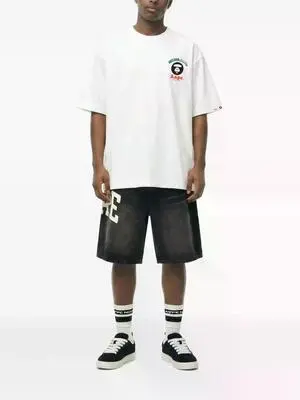 AAPE BY *A BATHING APE X Jun Oson Moonface T-shirt - White