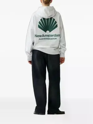 NEW AMSTERDAM SURF ASSOCIATION Logo-print Hoodie