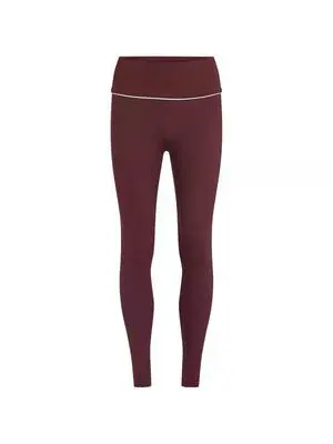Karl Lagerfeld Contrast-piping Athleisure Leggings - Red