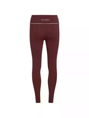 Karl Lagerfeld Contrast-piping Athleisure Leggings